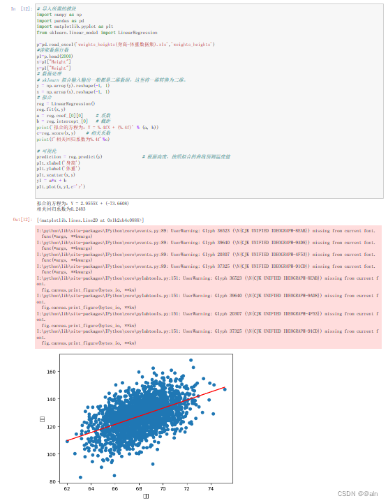 【人工智能与机器学习第2次作业】 初识线性回归excel Python实现excel 训练 人工智能大模型 Csdn博客