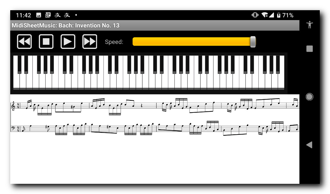 【BLE MIDI】推荐一个 Android 平台开源 MIDI 软件 MidiSheetMusic ( 相关资料 | Android ...