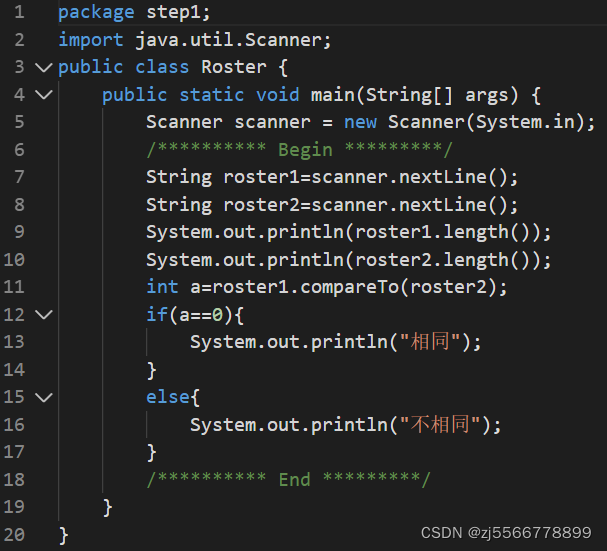 Educoder——面向对象程序设计java——第一阶段java语言基础(七) String类本关的编程任务是补全右侧代码片段中begin至end中间的代码具体要求如下 Data变