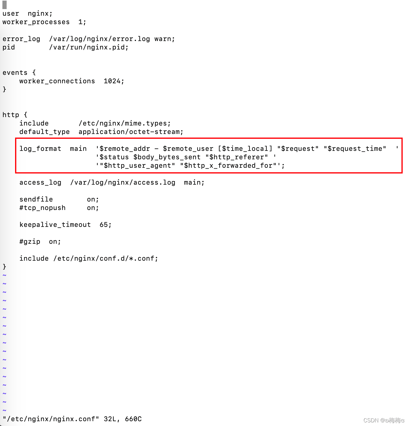Nginx日志格式分析及修改tail 输出nginx 访问日志返回非200 Csdn博客