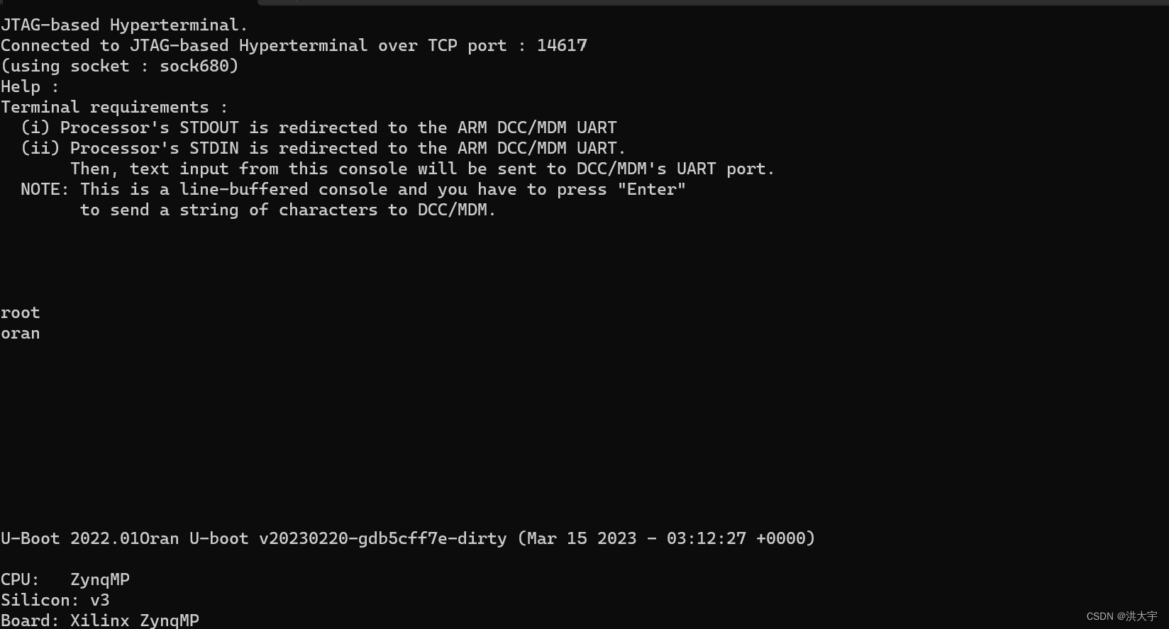 xilinx arm dap dcc作为终端显示串口_arm dbgitr dcc-CSDN博客
