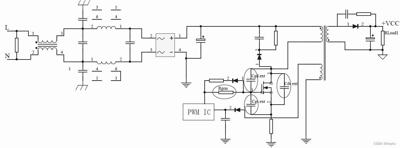 EMC-如何改善开关电源电路的EMI特性？-dv/dt和di/dt_反激式开关电源emc分析-CSDN博客