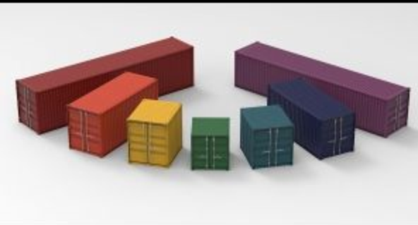【模型库】8Gp/10GP/20GP/40GP/45GP标准与高柜型号集装箱 三维模型_CAE工作者的博客-CSDN博客