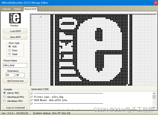 [技术讨论] 一种从图片获得液晶点阵数据的方法_lcd custom editor-CSDN博客