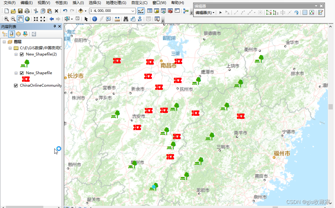 Arcgis使用自定义的图标库 地图poi图标风格arcgis图标库 Csdn博客 