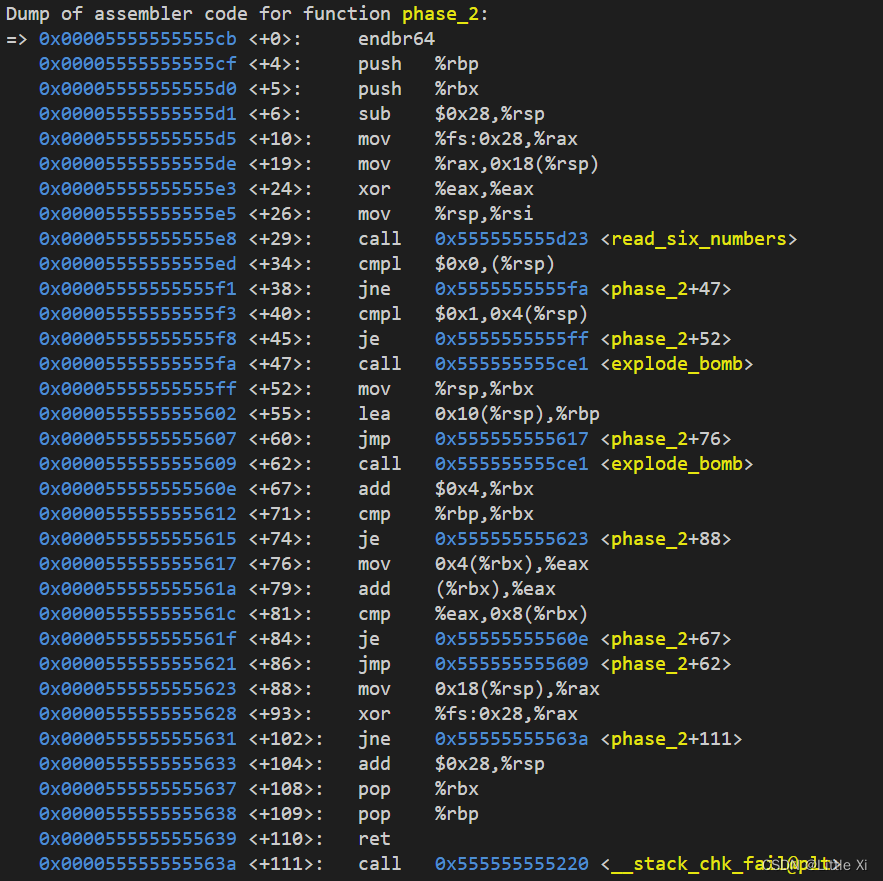 【LittleXi】binary bomb(二进制炸弹)_binarybomb实验解法-CSDN博客