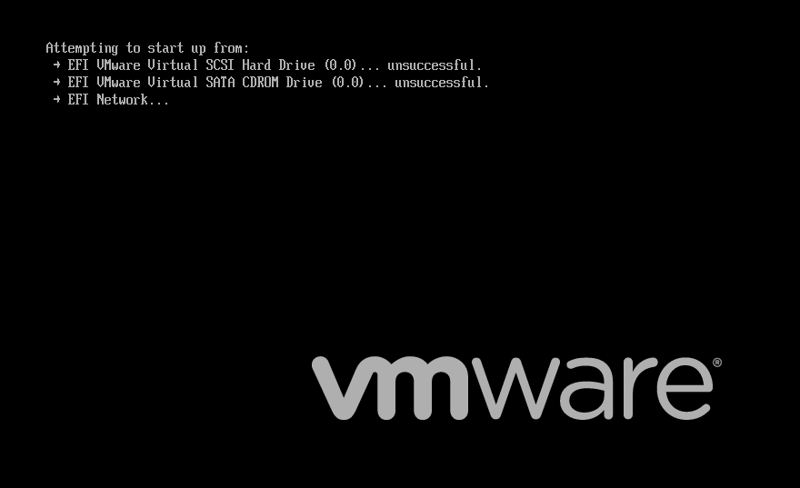 VMware 虚拟机提示：Attempting to start up from：EFI VMware Virtual SCSI Hard Drive(0.0)-CSDN博客