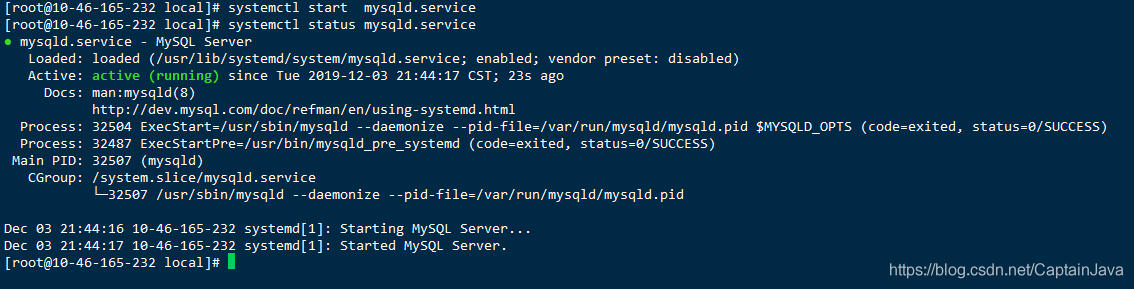 systemctl status mysqld.service或者systemctl start mysqld 启动失败的解决办法_mysql_cmr20210716-华为云开发者联盟