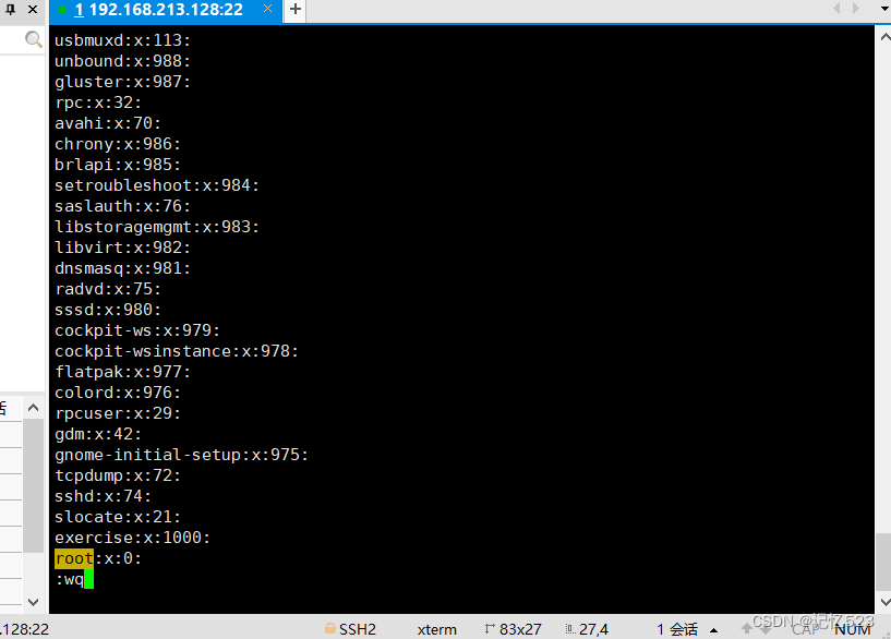 linux练习题(三)_vim怎么将passwd文件读入-CSDN博客