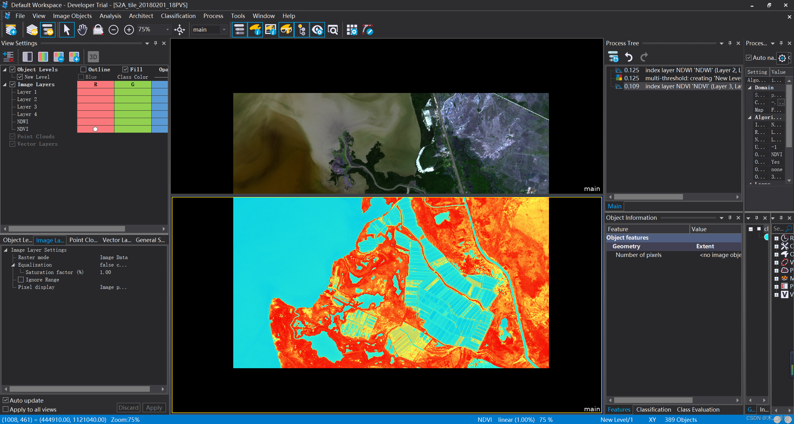 【eCognition入门】2. 尝试动态分类_ecognition软件-CSDN博客