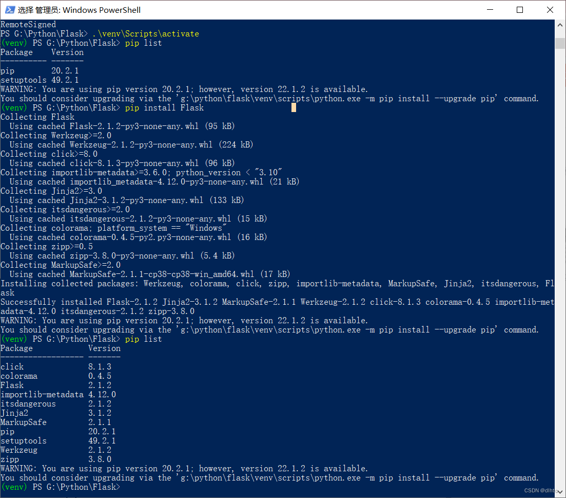 windows下python激活虚拟环境（https:/ go.microsoft.com/fwlink/?LinkID=135170 中的 about_Execution_Policies ...
