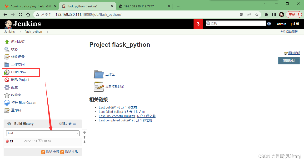 基于git+gitlab+jenkins实现python项目自动化发布_jenkins git 的python 项目 发布-CSDN博客