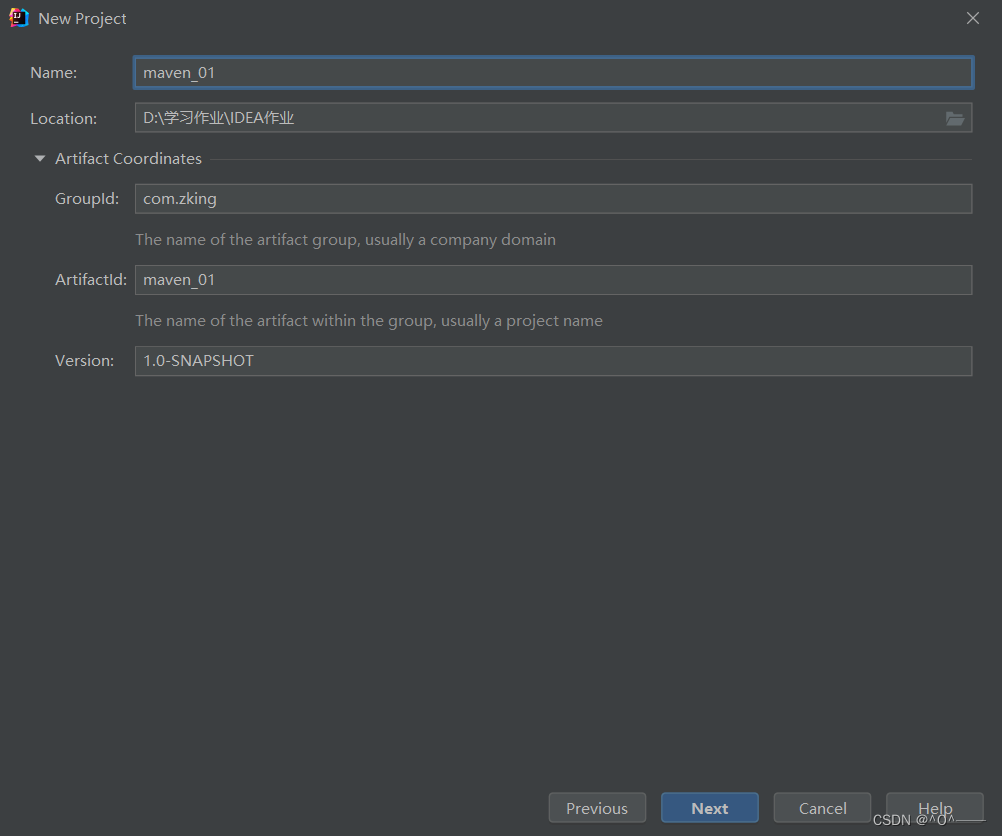 IDEA搭建Maven项目_idea创建maven项目-CSDN博客