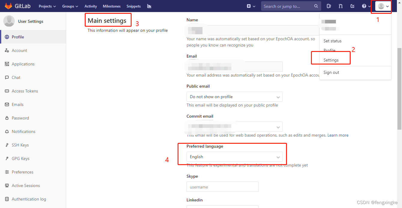 gitlab 设置中文 在“Localization”中找不到问题_gitlab中没找到localization-CSDN博客
