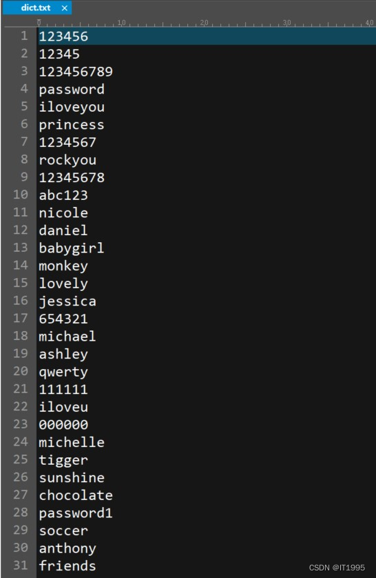 hydra笔记-利用hydra暴力破解ssh弱口令_target successfully completed, 7 valid passwords f-CSDN博客