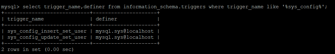 【MySQL】sys系统库配置表_数据库配置表-CSDN博客