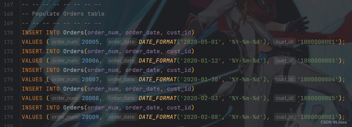 Sql 应知必会 第5版 样例数据库代码 适用mysqlsql必知必会第5版 使用的数据表 Csdn博客