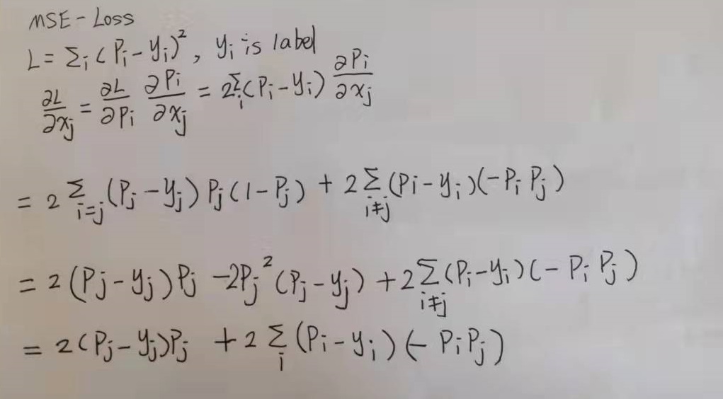focal loss softmax cross entropy sigmoid mse loss及其求导_softmax focal ...
