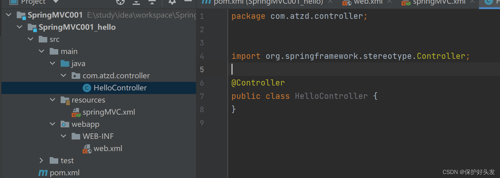 SpringMVC的搭建idea2021、tomcat8.5_idea spring需要配置 tomcat吗-CSDN博客