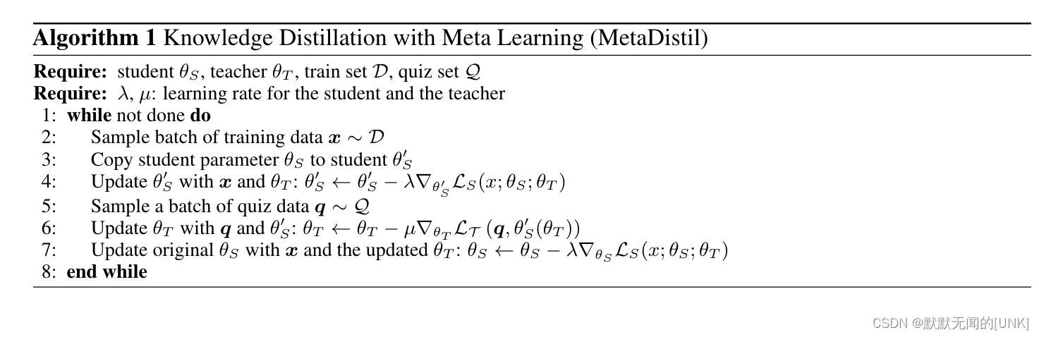 [ACL 2022] BERT Learns to Teach: Knowledge Distillation with Meta Learning-CSDN博客