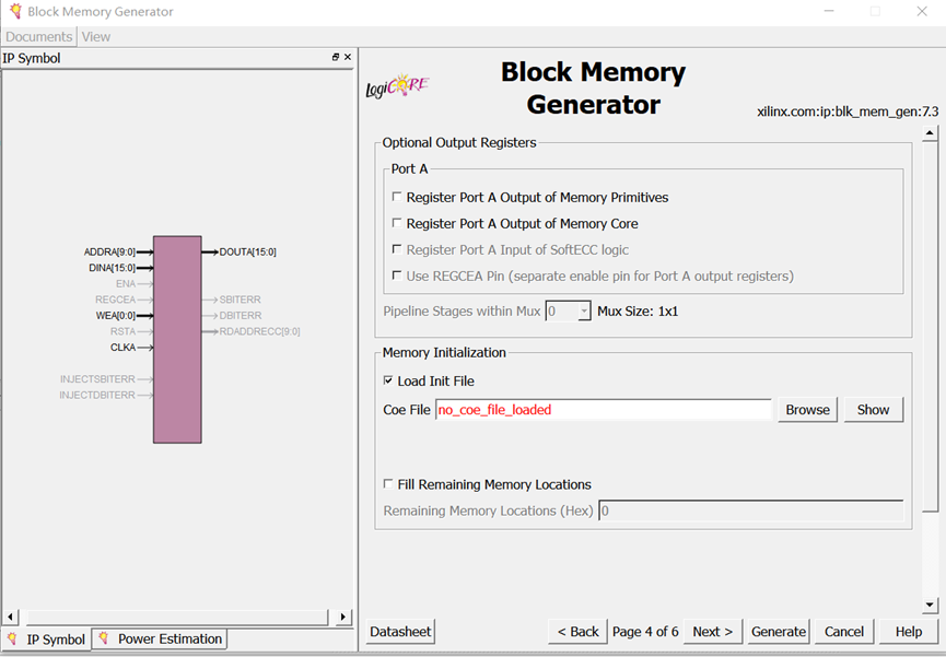 FPGA中ISE软件调用IP核导入(.coe)文件并绘制正弦函数_ise design 生成lut正弦-CSDN博客