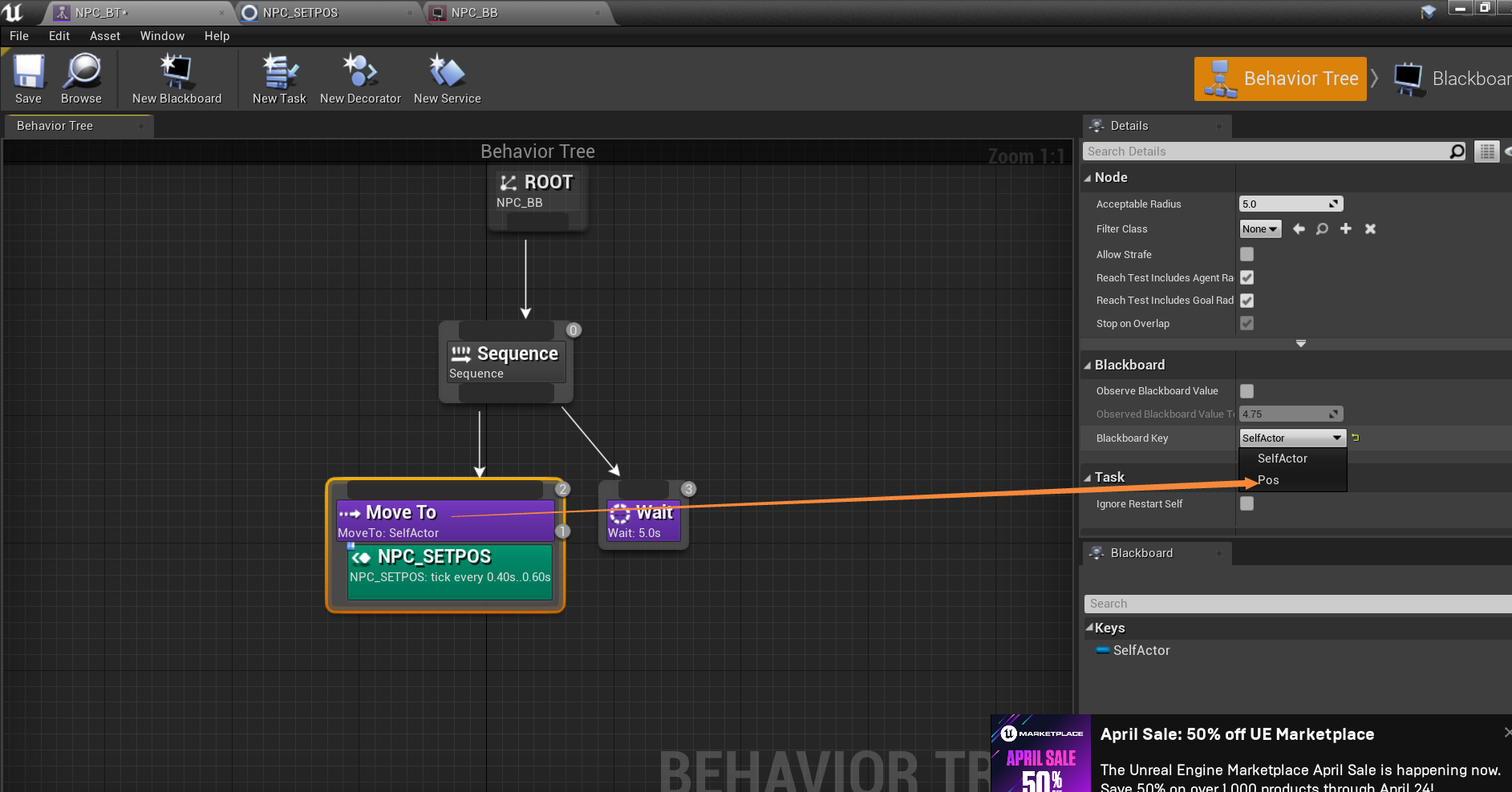 unreal-教程-第十三章：AI进阶(行为树)_unlua行为树-CSDN博客