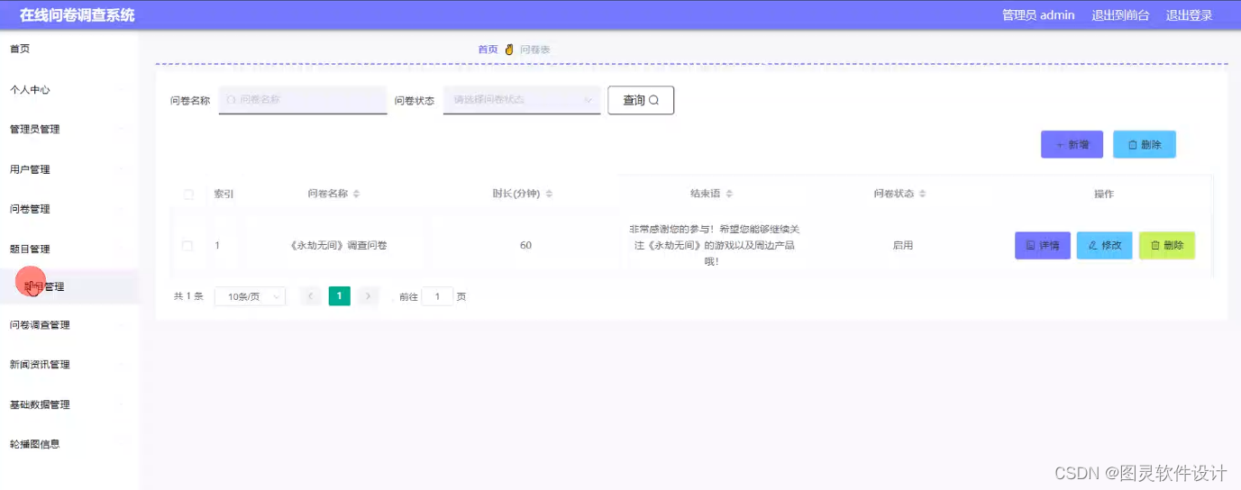 基于html5的问卷调查系统的设计与实现问卷调查 Html Csdn博客