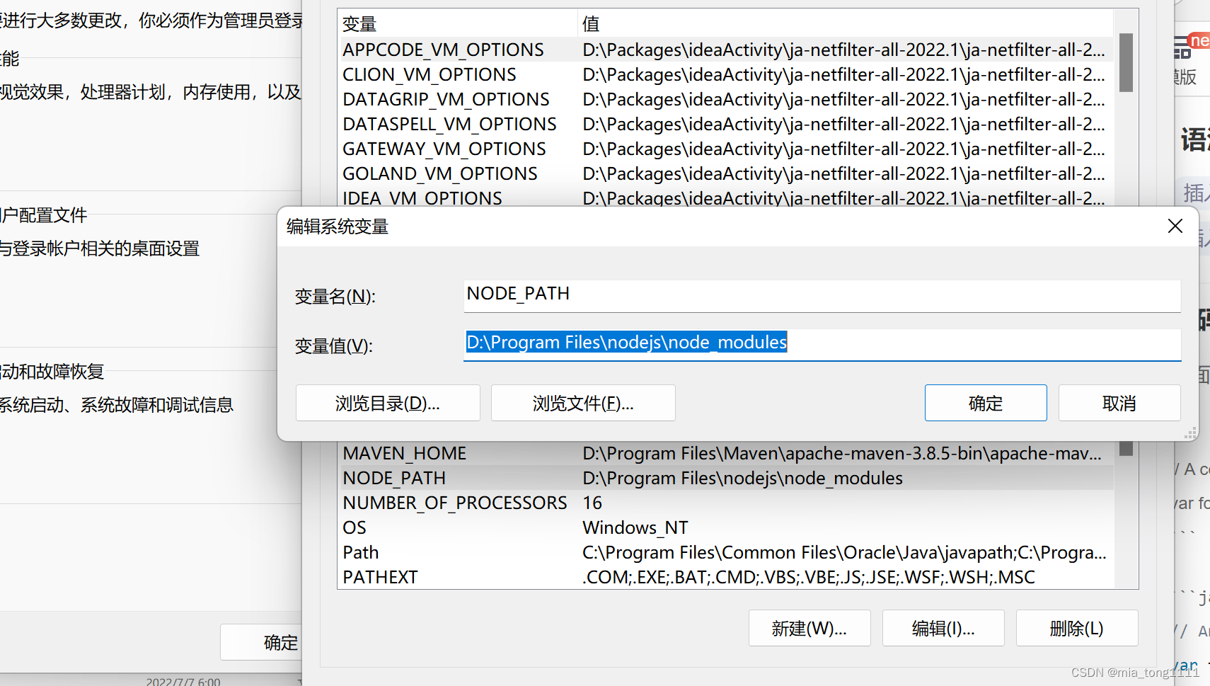VUE项目环境准备，基于nodejs-v16.16.0_node.js v16.16.0-CSDN博客