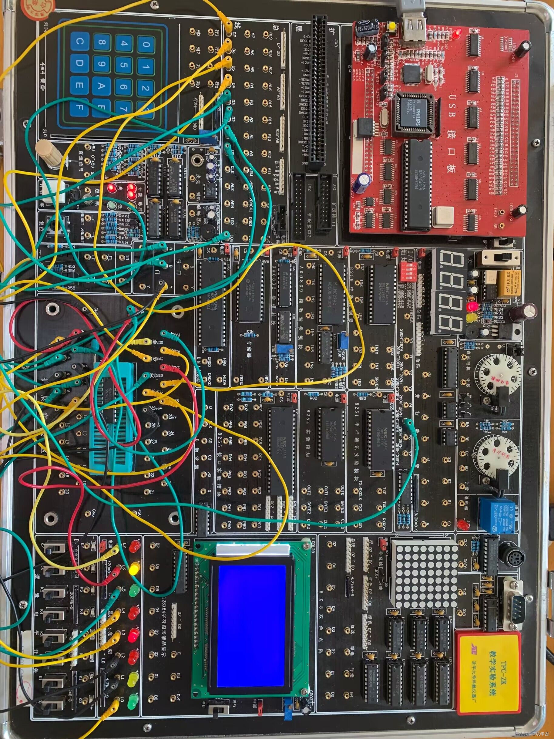 微机实验2 ——简单并行接口实验_简单并行接口输入输出实验244-CSDN博客