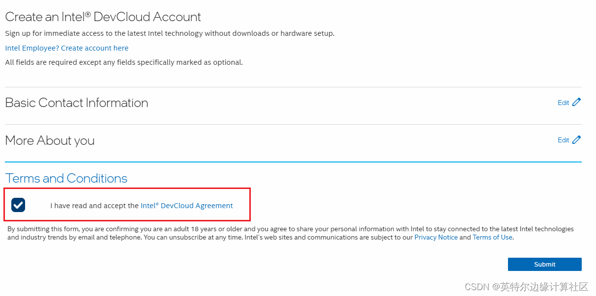 Developer Cloud注册和登录_intel devcloud教程-CSDN博客