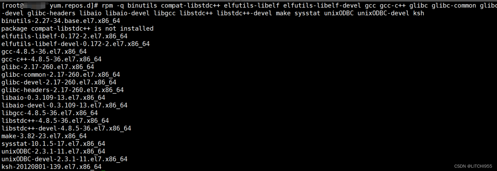 在Linux中安装Oracle 11g数据库（一）前期准备_compat-libstdc++-33_LITCHI955的博客-CSDN博客