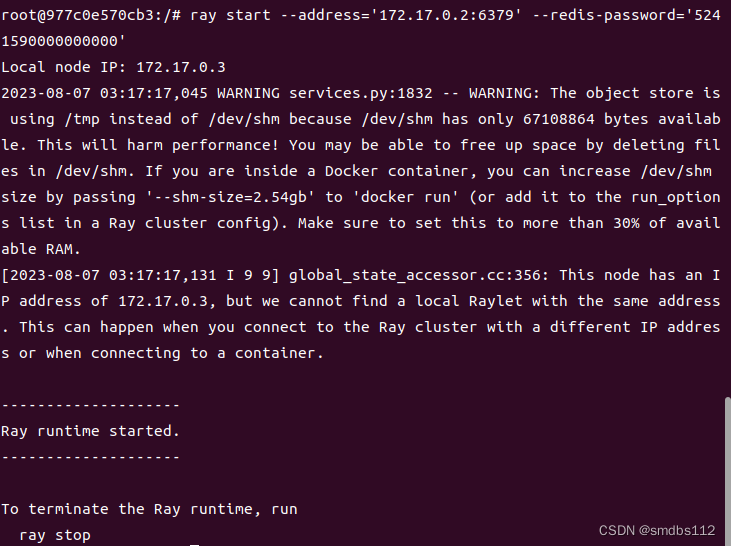 基于Ray框架的分布式计算的实现_ray 分布式 2023-CSDN博客