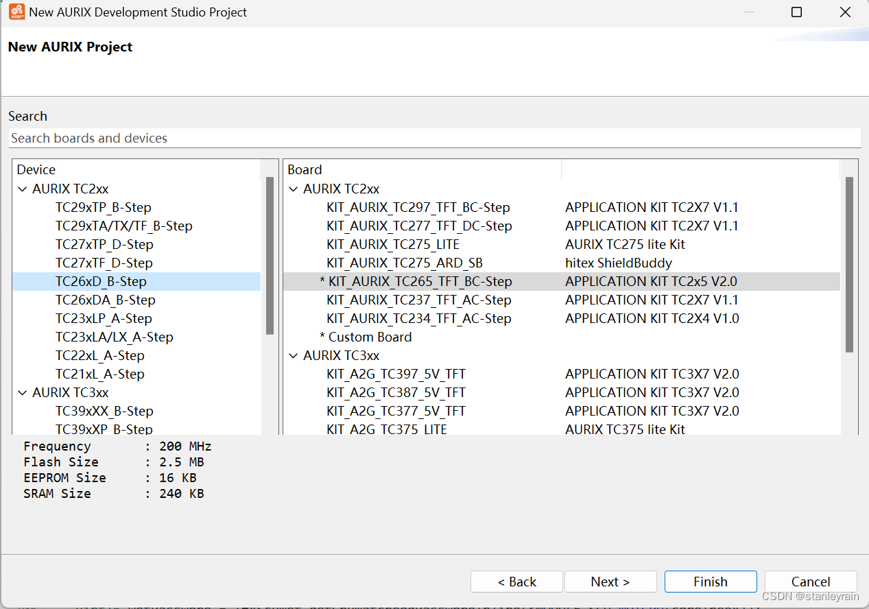 使用AURIX Development Studio创建一个新的工程_aurix develop studio-CSDN博客
