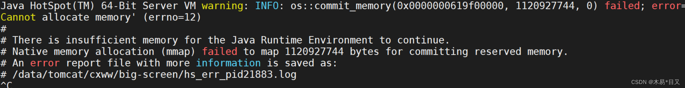 Native memory allocation (mmap) failed to map 1460142080 bytes for ...