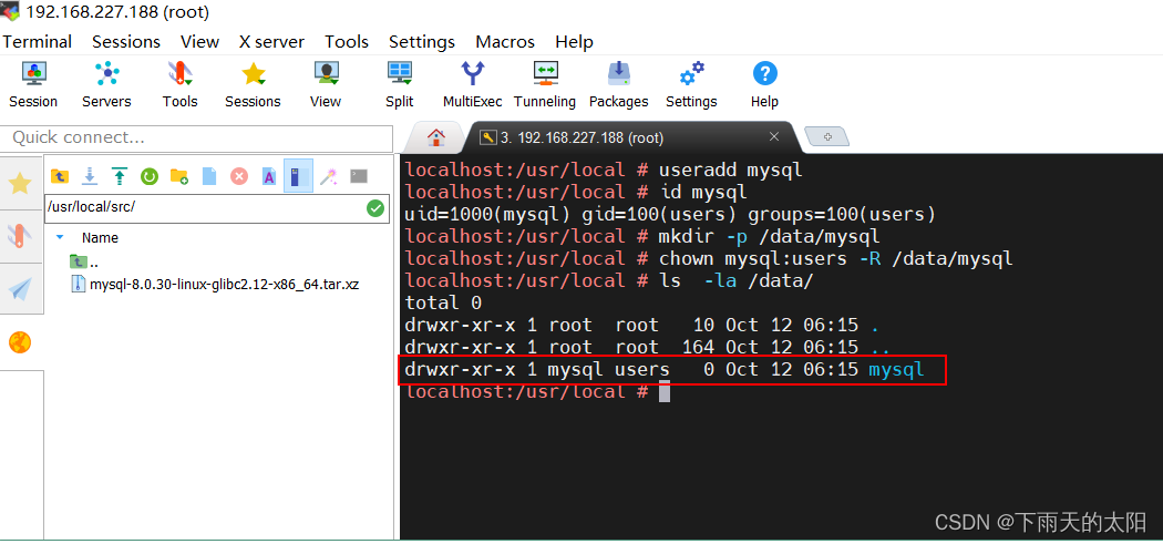 SuSE Enterprise linux安装mysql笔记_suse安装mysql-CSDN博客