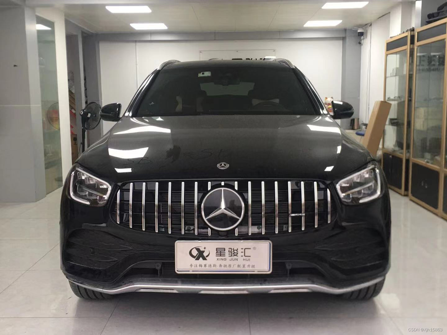 新款奔驰GLC300L改装AMG中网，造型流畅更独特_19款glc换成2020款中网-CSDN博客