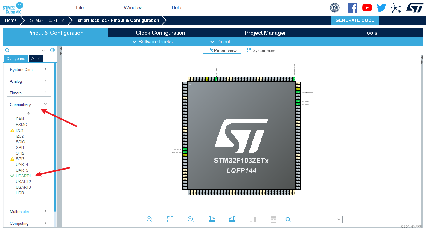 stm32f103zet6开发板的串口打印实现_stm32核心板串口打印调试-CSDN博客