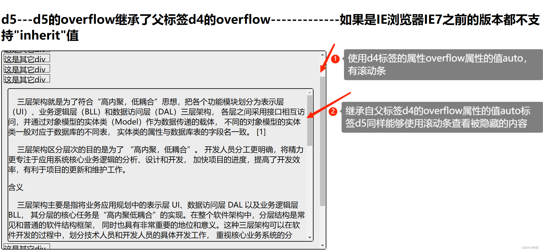 Style overflow属性的使用 ------------------内容超出部分使用滚动条显示隐藏的内容_div内容超出隐藏横向滚动 ...
