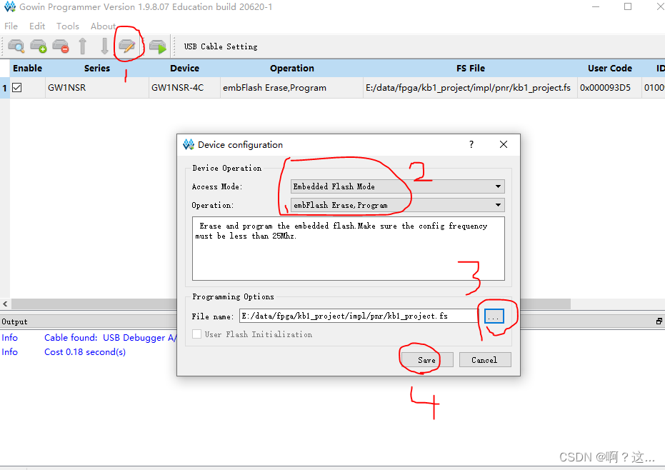 高云fpga.Tang Nano 4k(GW1NSR-4C)呼吸灯-CSDN博客