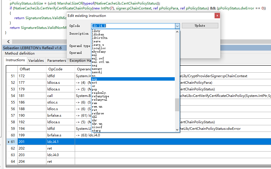 教你使用 Reflector中的Reflexil插件反编译.NET，修复Help Viewer v2.0 - Error: .cab未经Microsoft签名-CSDN博客