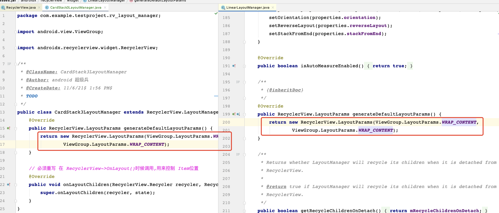 android 浅析RecyclerView回收复用机制及实战(仿探探效果)_android超级兵的博客-CSDN博客_android 仿探探