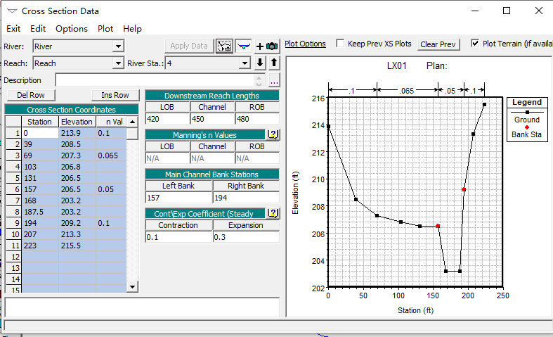 【HEC-RAS】入门基础案例练习-一维稳定流水面线计算_hecras计算水面线实例-CSDN博客