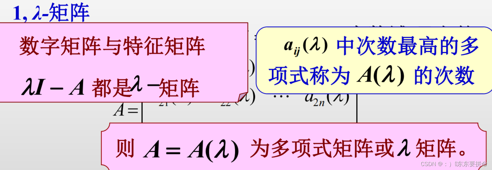 矩阵论复习笔记_前n-1阶顺序主子式-CSDN博客