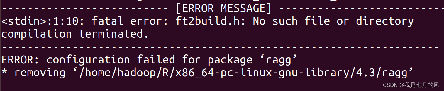 r installation of package ‘.....’ had non-zero exit status_installation of package ‘ragg’ had ...