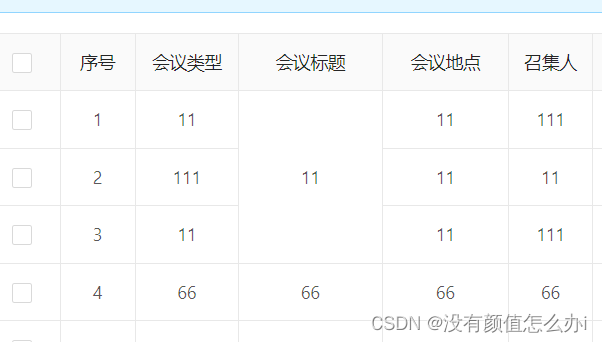 Ant Design 合并单元格 Csdn博客