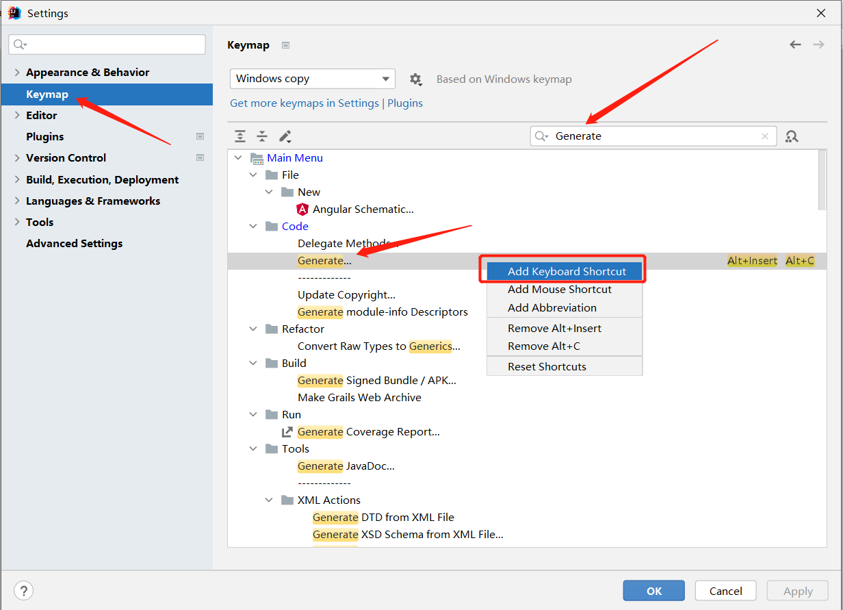 IDEA alt + insert快捷键不能使用_idea alt+insert无效-CSDN博客