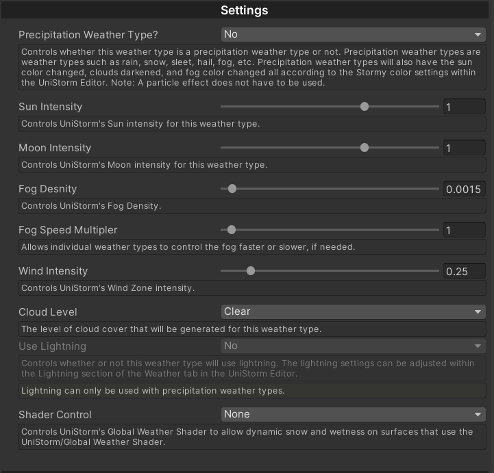 Unity插件之天气系统UniStorm_unity天气系统-CSDN博客