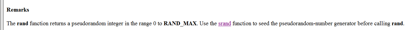 【c语言】rand,srand讲解（输出一个随机数）-CSDN博客