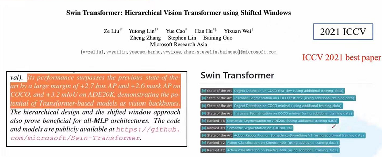 Swin-Transformer网络结构详解_tensorflow implementation of swin transformer mode-CSDN博客