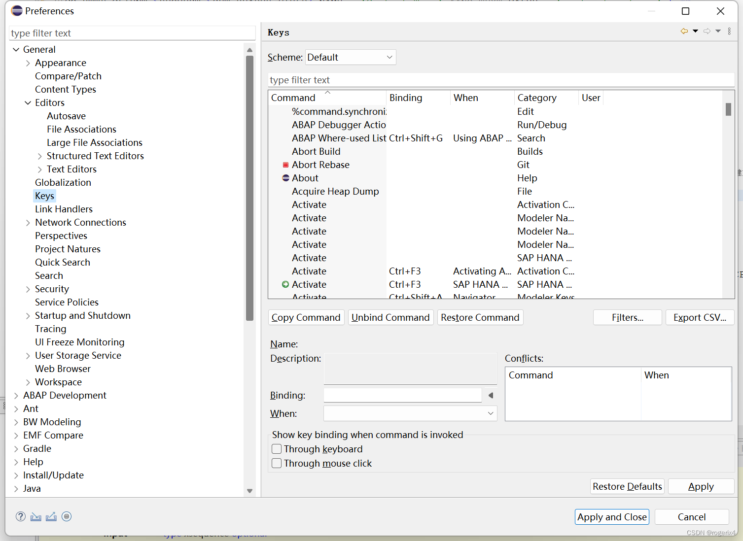 Eclipse ADT常用快捷键_abap adt 快捷键-CSDN博客